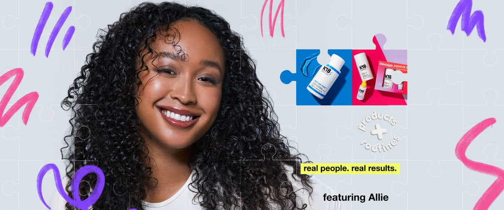 How To Repair Damaged Curls, Featuring Allie | K18 Hair