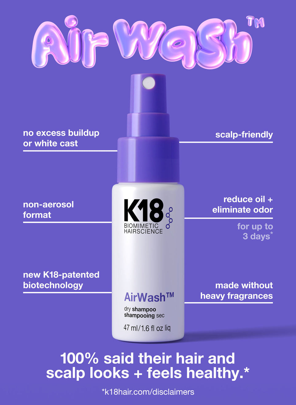 Go from a Spin Class to Date Night Without Washing Your Hair | K18 Hair