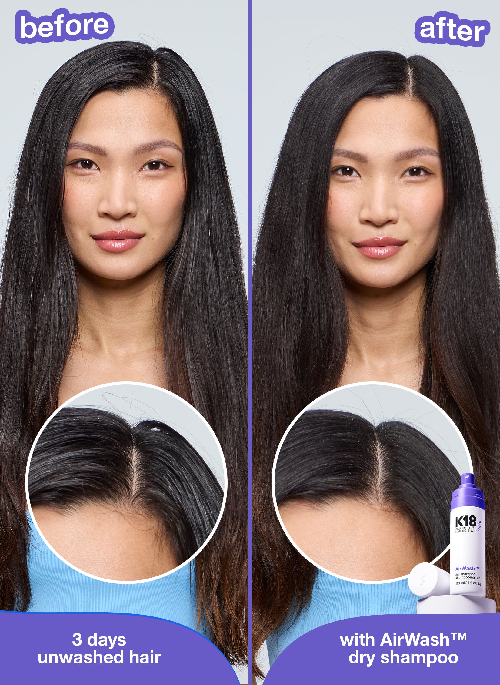 AirWash™ dry shampoo | K18Hair