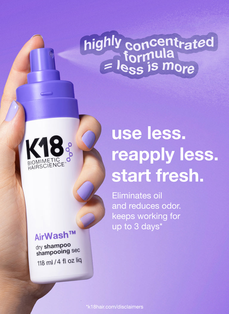 AirWash™ dry shampoo | K18Hair