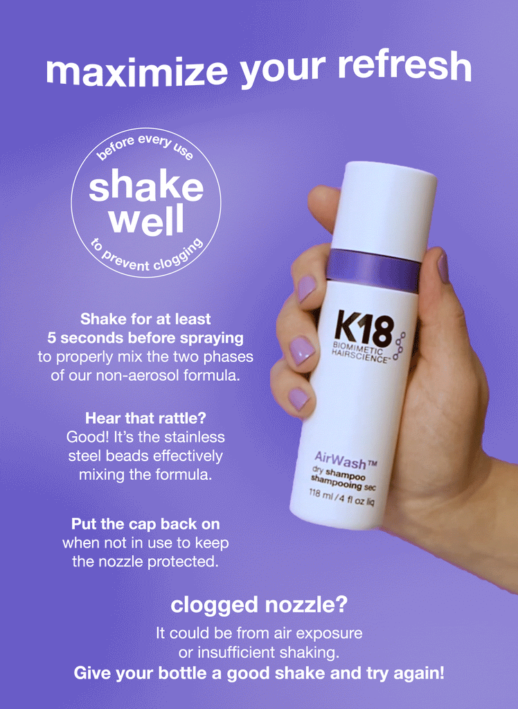 Airwash™ Dry Shampoo K18hair