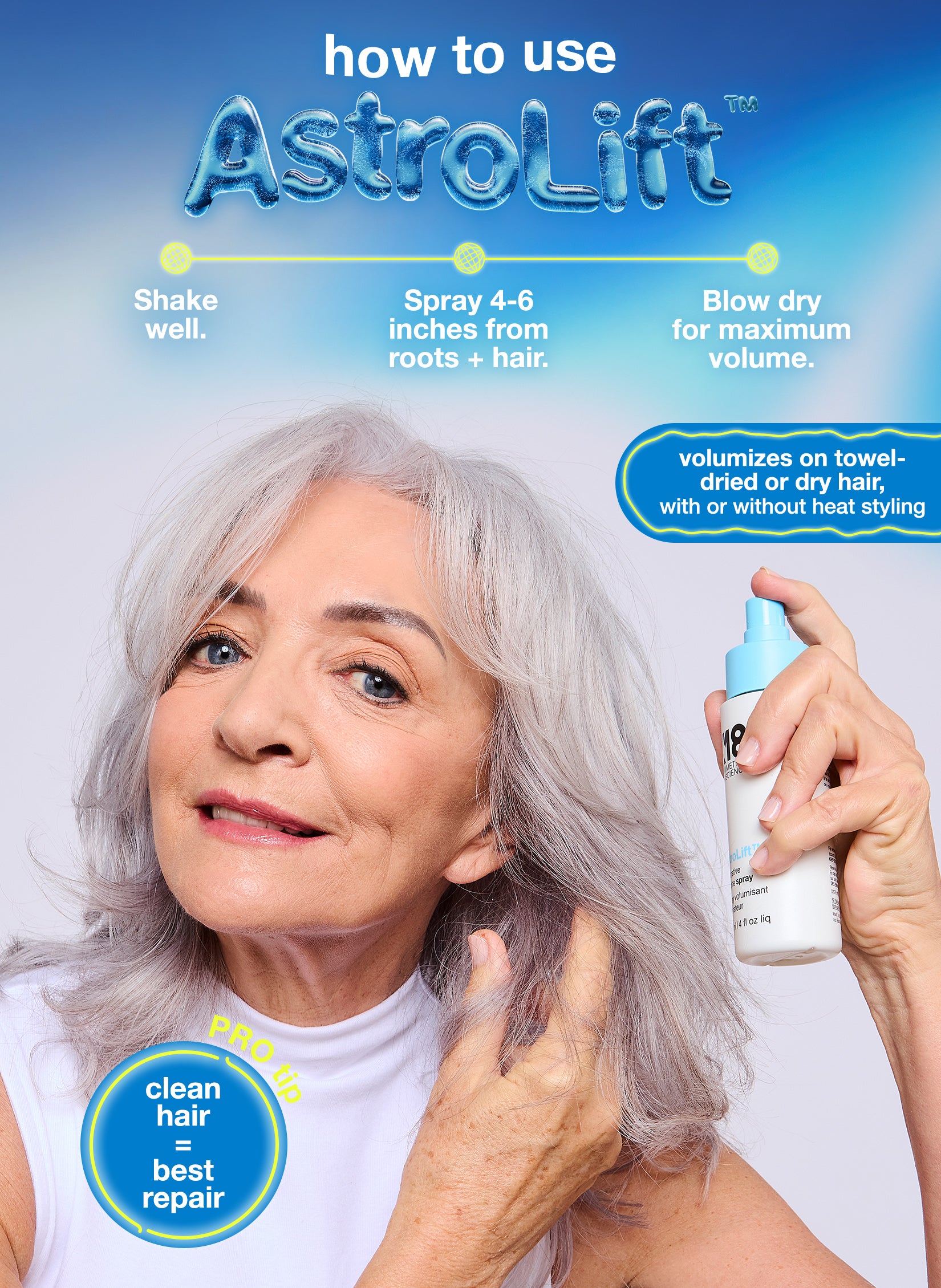AstroLift™ reparative volume spray | K18Hair