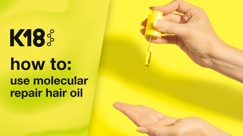 Molecular Repair Hair Oil With Anti-Frizz Benefits | K18Hair