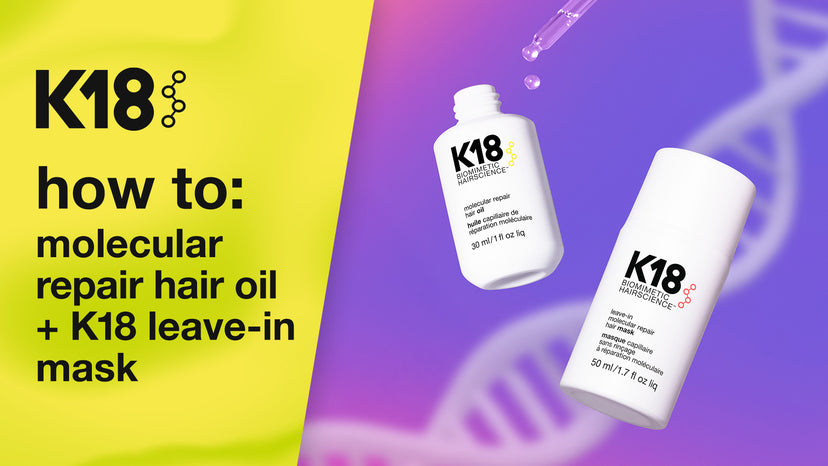 Molecular Repair Hair Oil With Anti-Frizz Benefits | K18Hair