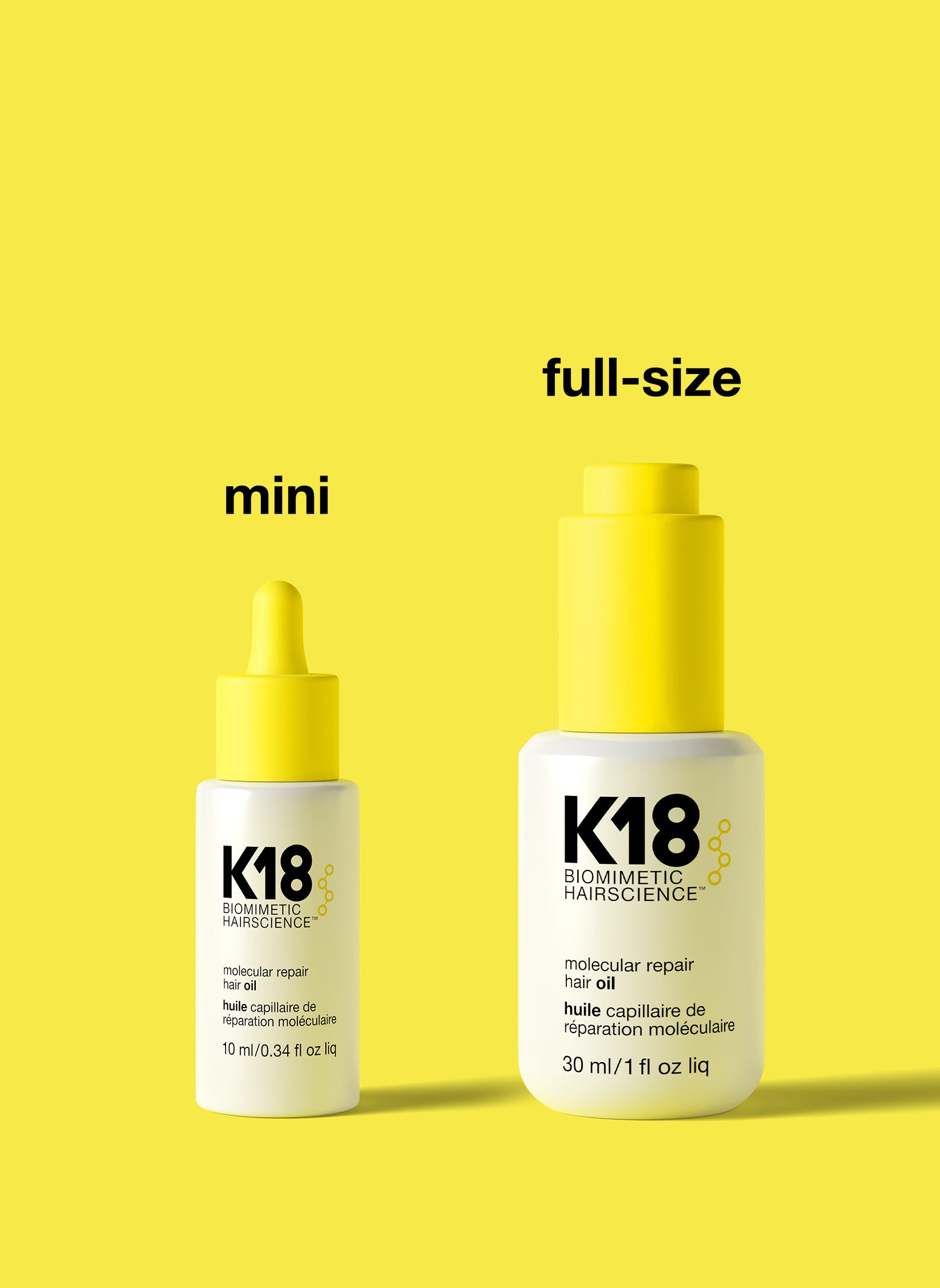Molecular Repair Hair Oil With Anti-Frizz Benefits | K18Hair